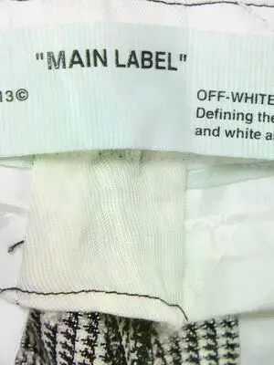 Off-White Prince Of Wales Check Trousers