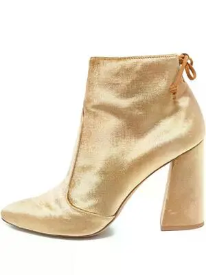 STUART WEITZMAN Velvet Pointed Toe Boots