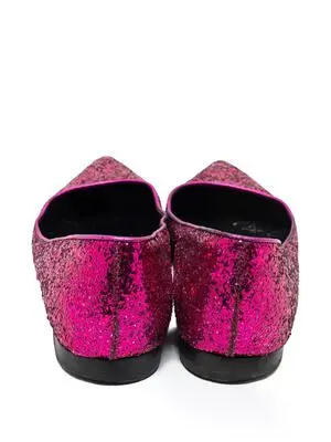 Saint Laurent 670864 Glitter Ballerinas