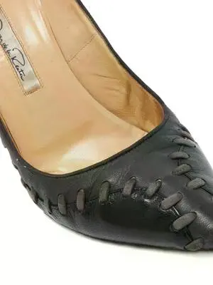 Oscar De La Renta Leather Pumps