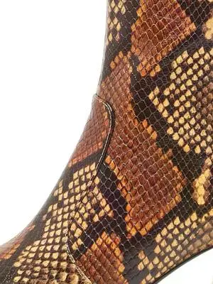 Tory Burch 65mm Snakeskin Embossed Boots