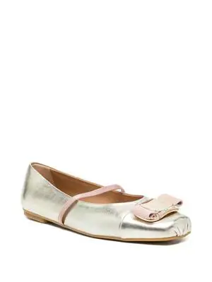FERRAGAMO Vara Buckle Ballet Flats