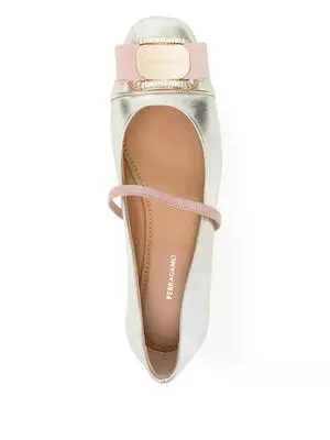 FERRAGAMO Vara Buckle Ballet Flats