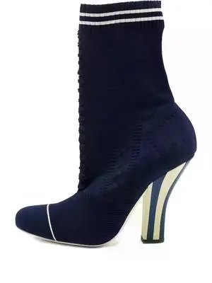 Fendi 115mm Rockoko Knitted Boots