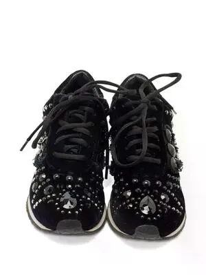 Tory Burch Crystal-embellished Sneakers