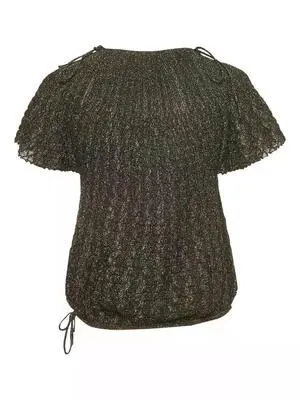 Missoni Knit Shimmer Top - Black