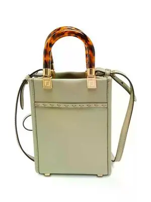 Fendi Mini Sunshine Leather Tote