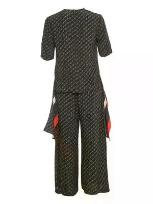 Stella McCartney Logo-print Silk Suit