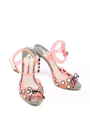 SOPHIA WEBSTER 120mm Striped Sandals