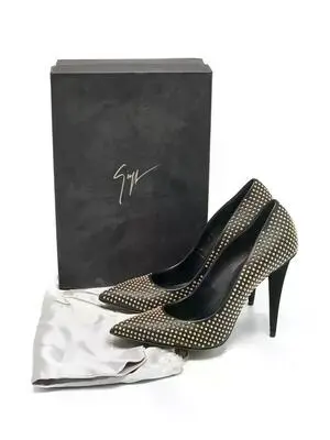 GIUSEPPE ZANOTTI Ester Studded Leather Pumps