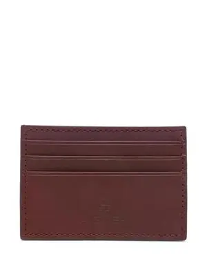 AIGNER Logo-embossed Leather Card Holder