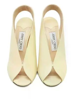 JIMMY CHOO Slingback Leather Pumps