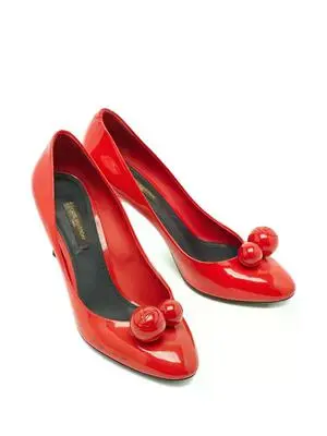 LOUIS VUITTON 75mm Leather Pumps