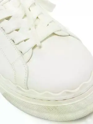 Chloé Scalloped Platform Sneakers