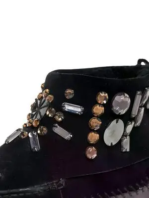 Tory Burch Embellished Suede Boots