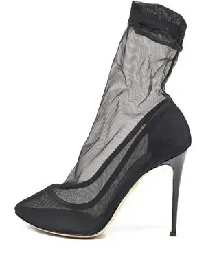 Dolce & Gabbana 105mm Tulle Boots