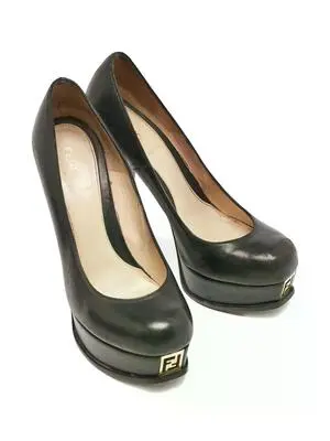 Fendi Fendista Leather Pumps