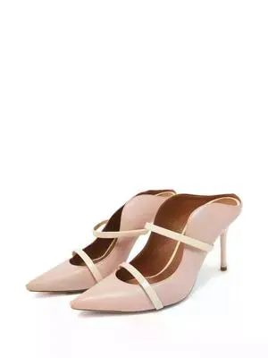 MALONE SOULIERS 100mm Maureen Pointed-toe Mules - Pink