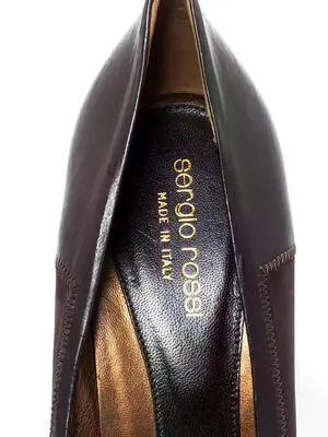 SERGIO ROSSI Leather And Suede Pumps