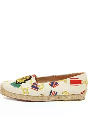Christian Louboutin Embroidered Espadrilles