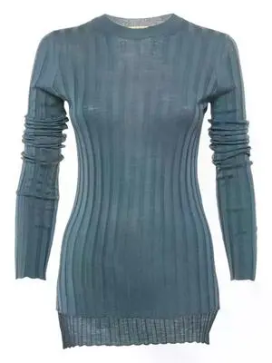 Celine Ribbed Long Sleeve Top