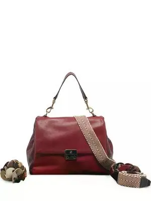 Carolina Herrera Leather Color-block Bag