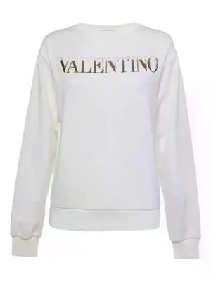 Valentino Garavani Sequin-logo Sweater