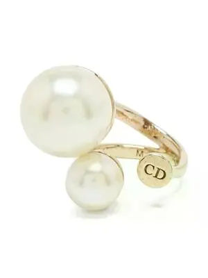 Dior Ultradior Faux-pearl Ring - Gold