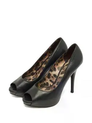 Dolce & Gabbana Leather Platform Pumps