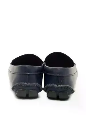 Prada Leather Logo-detail Loafers