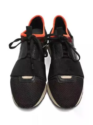 Balenciaga Race Runner Low-top Sneakers - Black