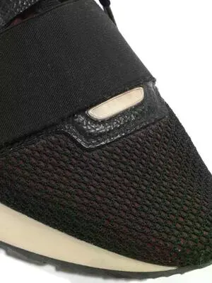 Balenciaga Race Runner Low-top Sneakers - Black
