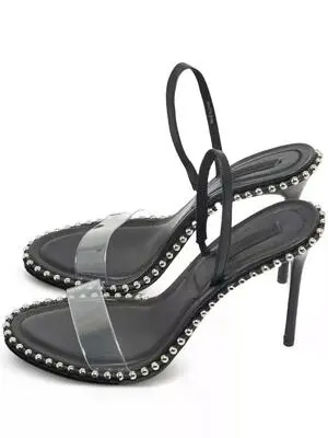 ALEXANDER WANG Nova Studs Sandals - White