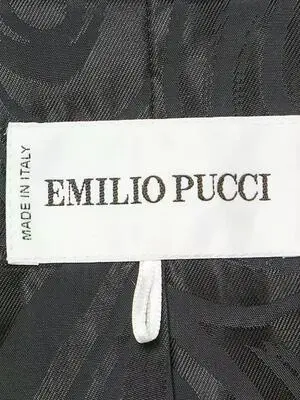 Emilio Pucci Crepe Buttoned Blazer