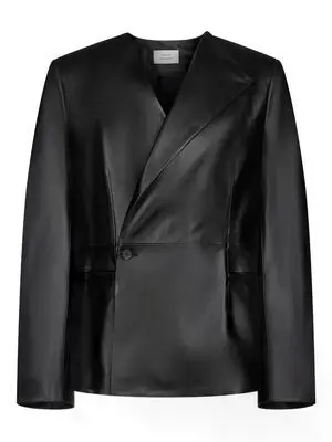 Loulou De Saison Paoli Asymmetric Leather Jacket