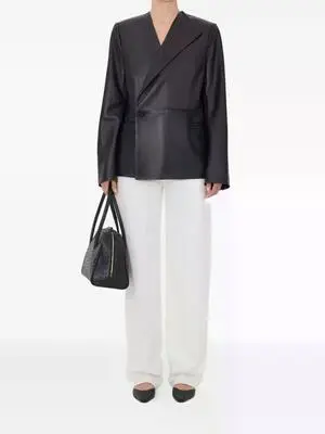 Loulou De Saison Paoli Asymmetric Leather Jacket