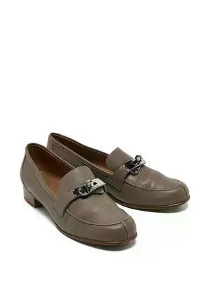 Hermès Kelly Leather Loafers