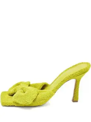 Bottega Veneta 95mm Bow-detail Sandals - Green