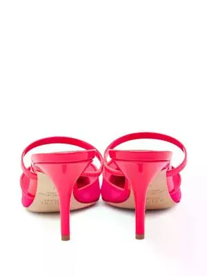 MALONE SOULIERS 70mm Patent Mesh Mules
