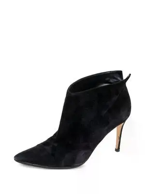 GIANVITO ROSSI 85mm Vania Pointed-toe Ankle Boots - Black