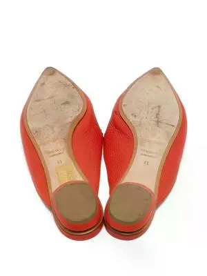NICHOLAS KIRKWOOD Leather Pointed Toe Mules - Red