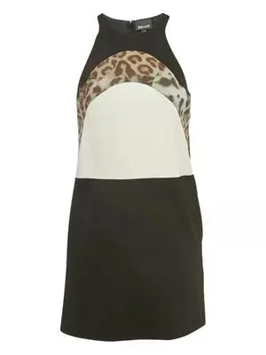 Just Cavalli Panel Sleeveless Mini Dress