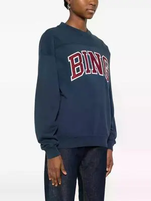 ANINE BING Logo Sweater - Blue