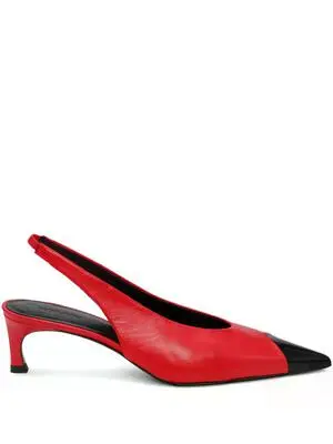 ROTATE BY BIRGER CHRISTENSEN Slingback Leather Pumps - Red