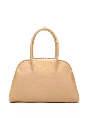 Loulou De Saison Darren Textured Leather Travel Bag