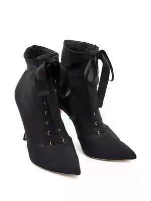 Dolce & Gabbana Lace-up Stiletto Boots
