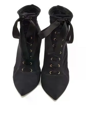 Dolce & Gabbana Lace-up Stiletto Boots