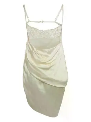 Jacquemus Asymmetrical Mini Dress - Neutrals