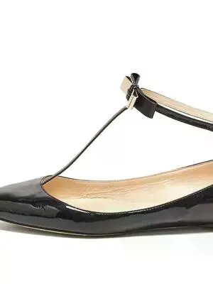 JIMMY CHOO Patent Leather Ballerina Flats