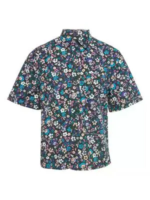 Off-White Floral Cotton Shirt